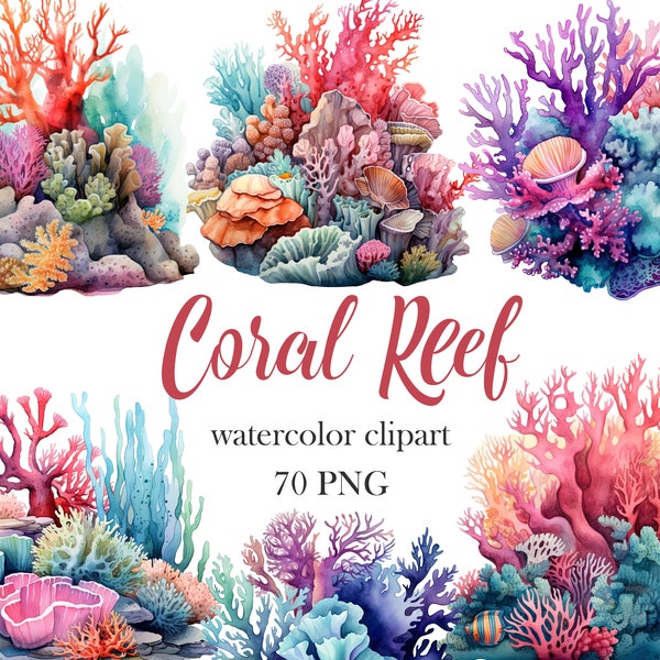 Coral Reef Art - Etsy