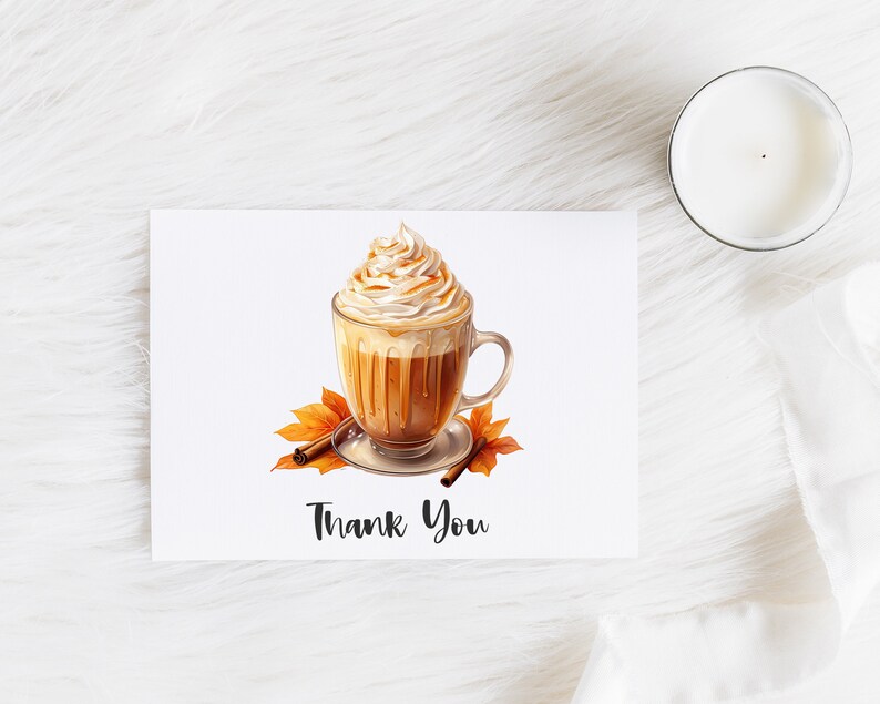 Pumpkin Spice Clipart, Watercolor Autumn Sweet Treats PNG, Fall Dessert ...
