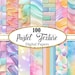 Pastel Digital Paper, Pastel Background Bundle, Pastel Texture ...