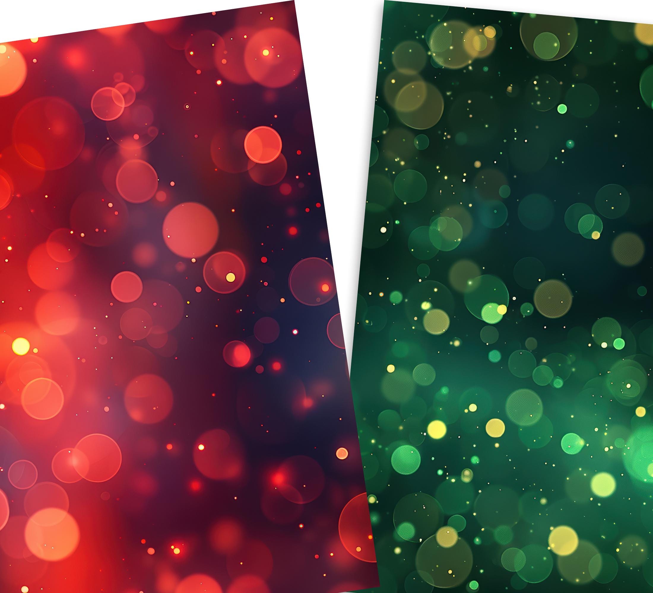Bokeh Digital Paper, Colorful Background - Etsy