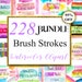 Watercolor Brush Stroke Clipart Bundle Watercolor Splash Clipart Png ...