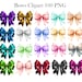 Bow Clipart Bundle, Watercolor Ribbon Clipart, Bow PNG, Pink Bows ...