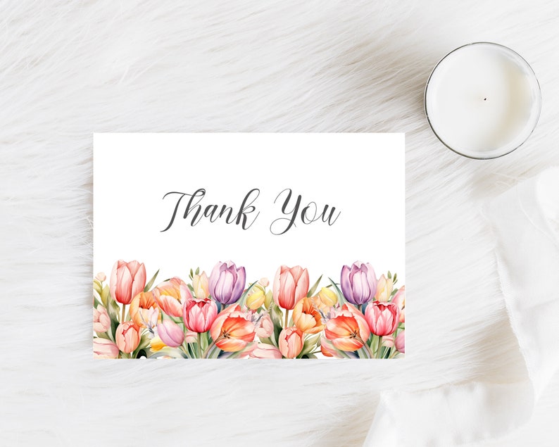 Tulip Border Clipart, Watercolor Tulip Frame Clipart Bundle, Flower ...