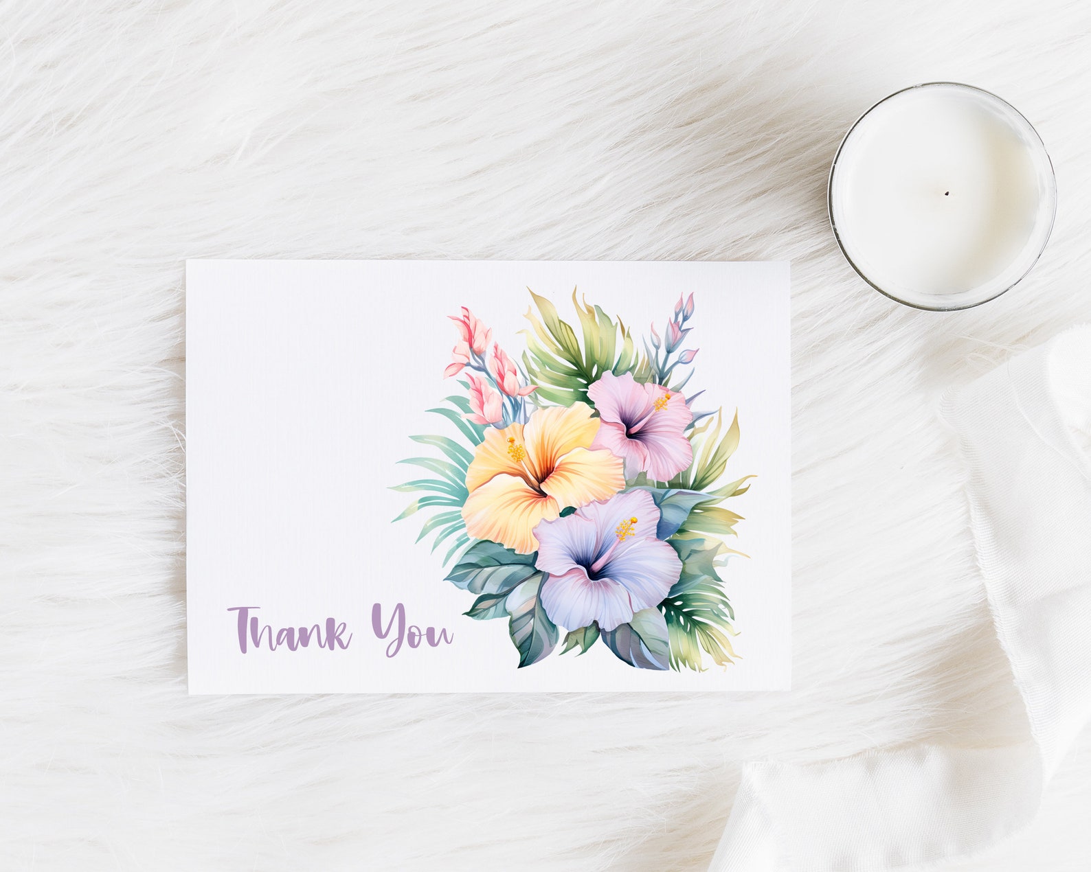 Pastel Tropical Flower Clipart, Summer Flower PNG, Watercolor Floral ...