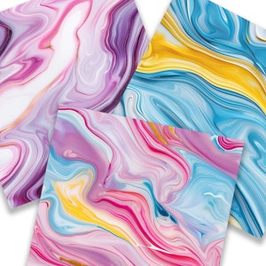 Marble Digital Paper Pack, Marble Background Bundle, Scrapbook Papers ...