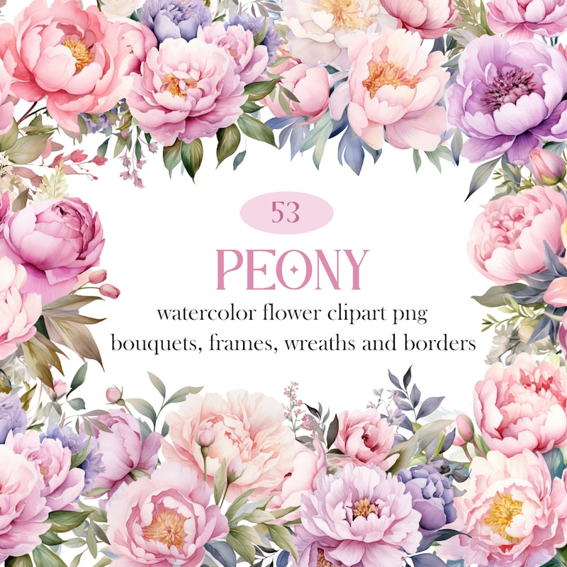 Peony Wreath - Etsy