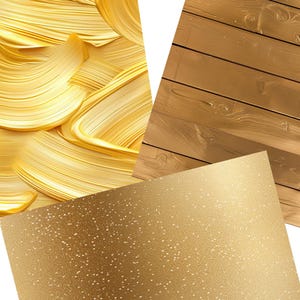 Gold Digital Paper, Gold Background Bundle, Gold Texture, Scrapbook ...