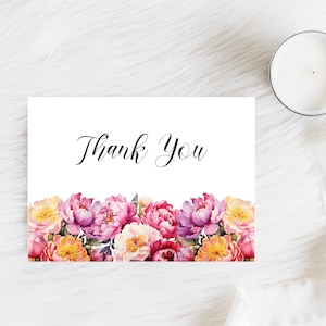 Peony Border Clipart, Watercolor Peony Flower Frame PNG, Spring Flower ...