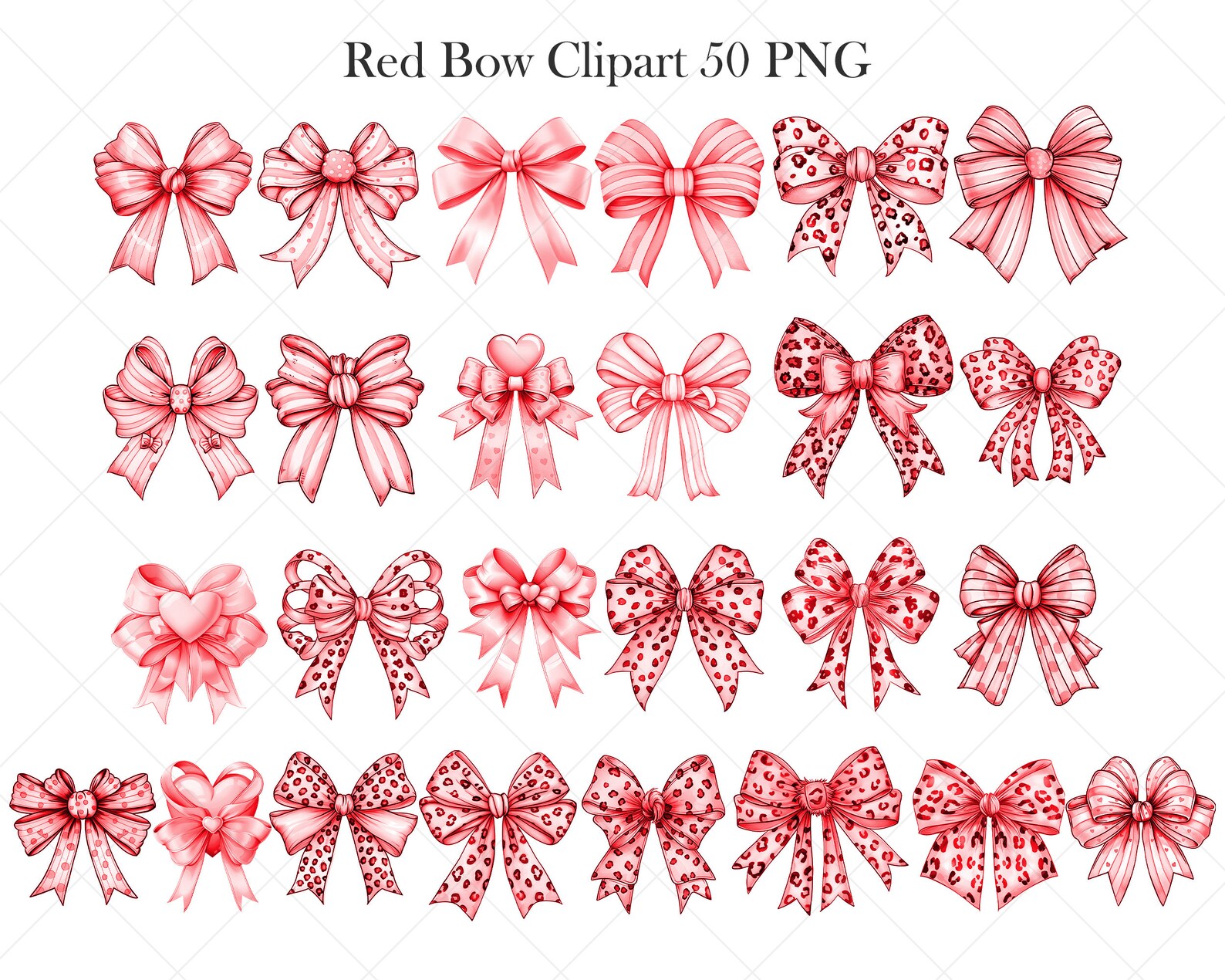 Red Bow PNG, Watercolor Red Ribbon Clipart, Red Bow Clipart, Ribbon PNG ...