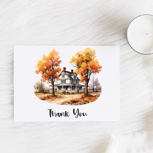 Autumn Farm Clipart, Watercolor Fall Farm PNG, Fall Sublimation ...