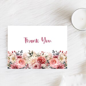 Autumn Pink Flower PNG, Watercolor Fall Flower Clipart, Floral Bouquet ...