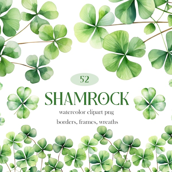 St Patricks Day Clipart Borders - Etsy