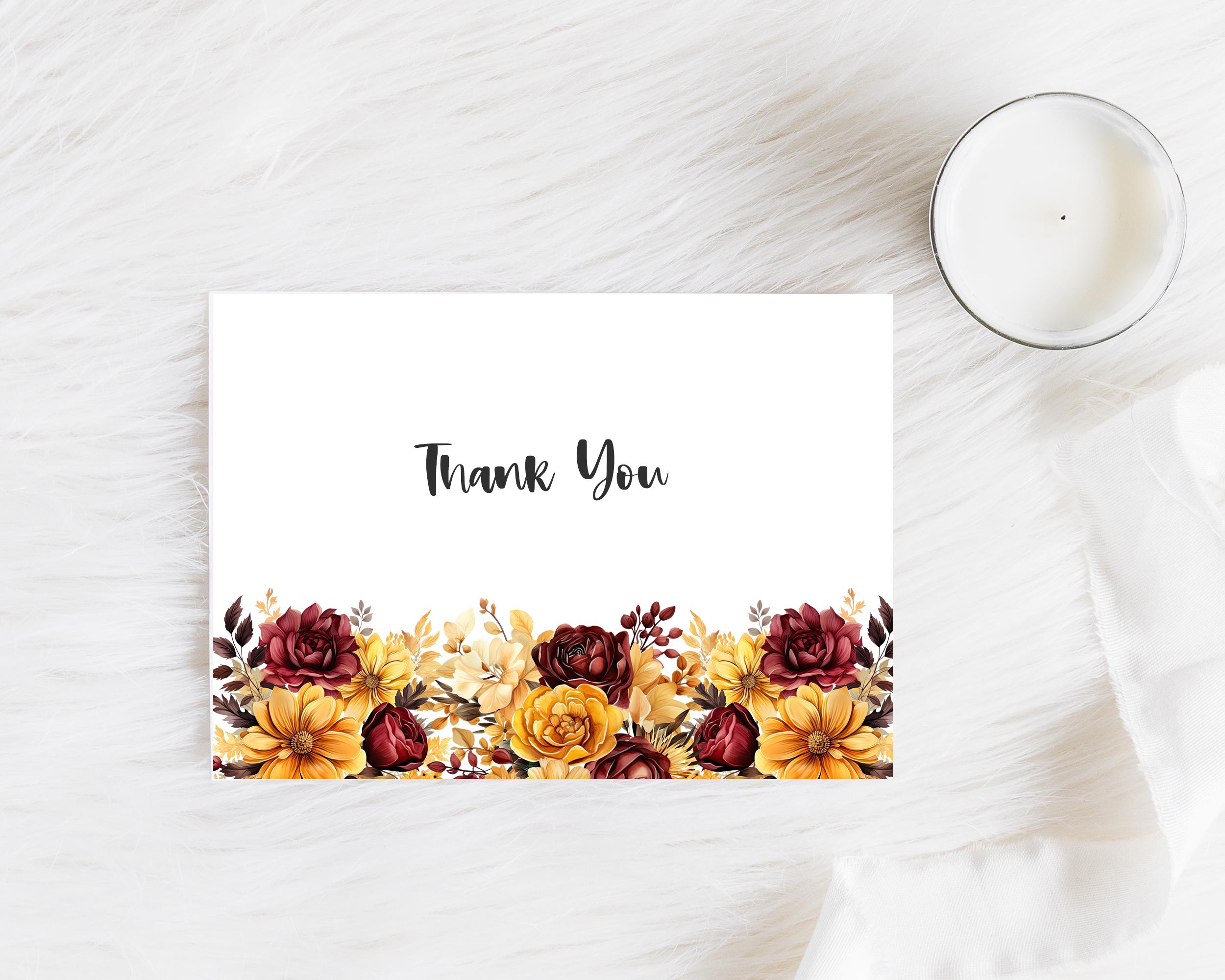 Yellow Burgundy Flower PNG, Watercolor Burgundy Floral Clipart, Autumn ...