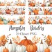 Autumn Tree PNG, Watercolor Autumn Tree Clipart Bundle, Fall Tree ...