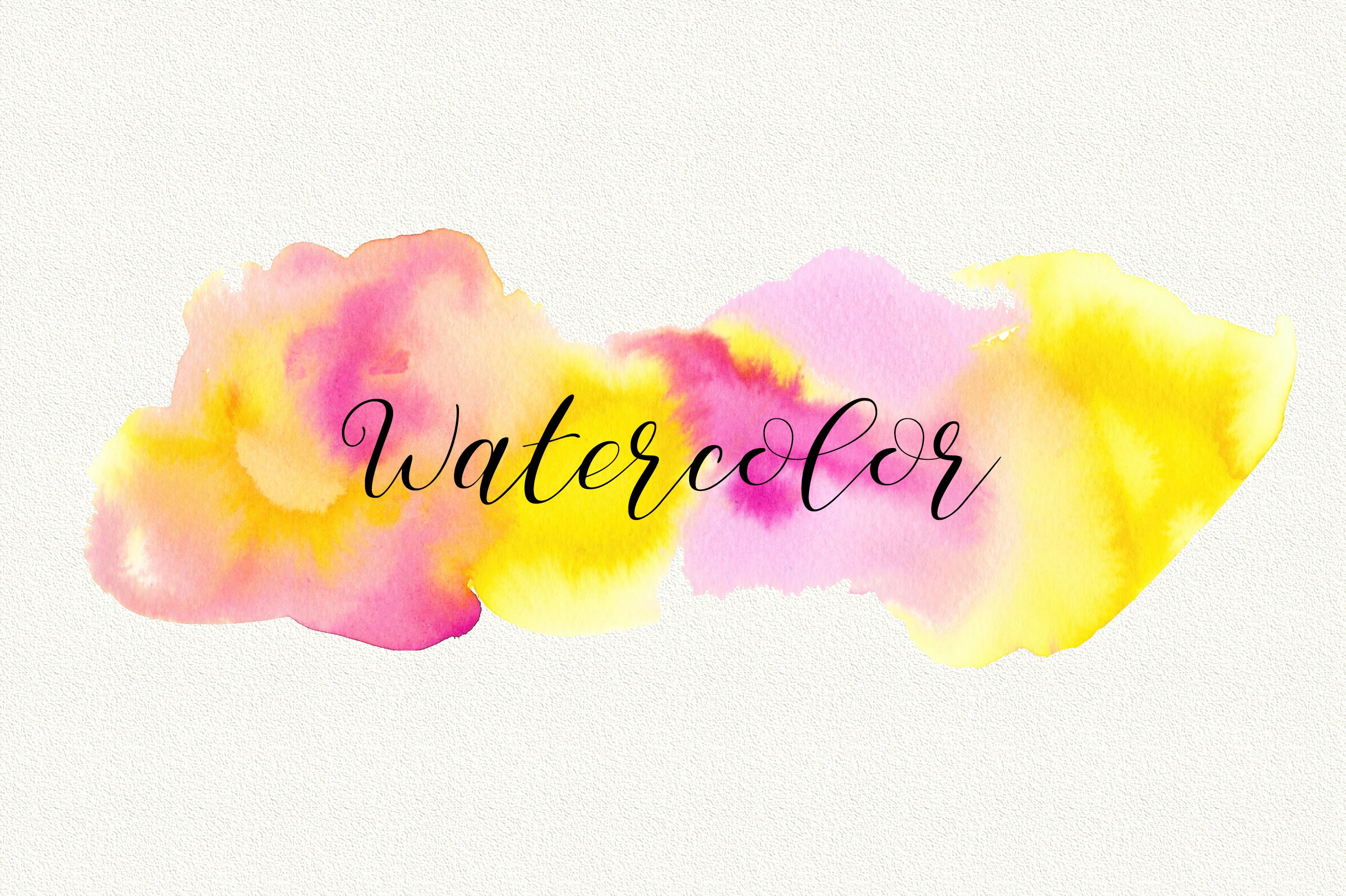 Watercolor Brush Stroke Clipart Bundle Watercolor Splash Clipart Png ...