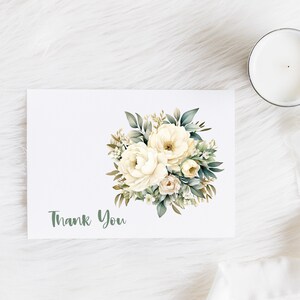 Ivory White Flower PNG, Watercolor Cream White Floral Clipart, Wedding ...