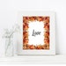 Autumn Rose Border Clipart, Watercolor Rose Border PNG Bundle, Flower ...