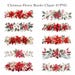 Christmas Border Clipart, Watercolor Poinsettia PNG, Christmas Flower ...