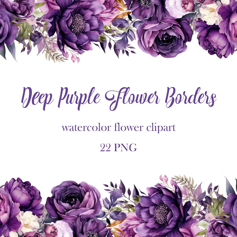 Purple Wallpaper Border - Etsy UK