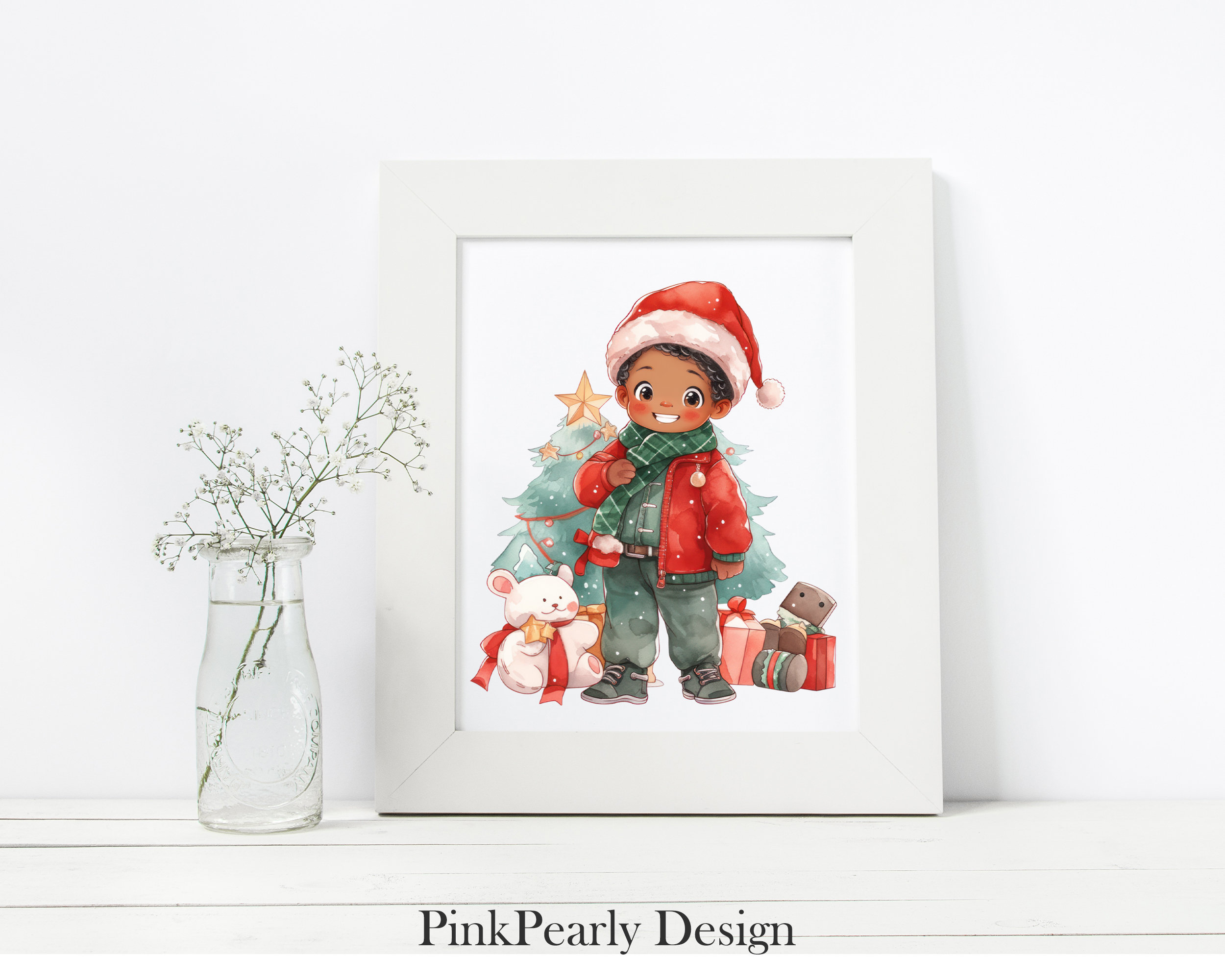 Christmas Boy PNG Clipart, Christmas Cute Boy Sublimation, Digital ...