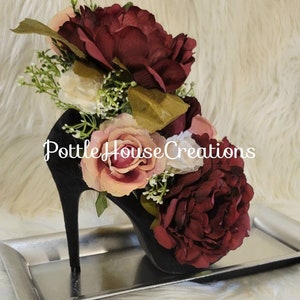 Stiletto Floral Arrangement, High Heel Vase, Centerpiece, High Heel ...