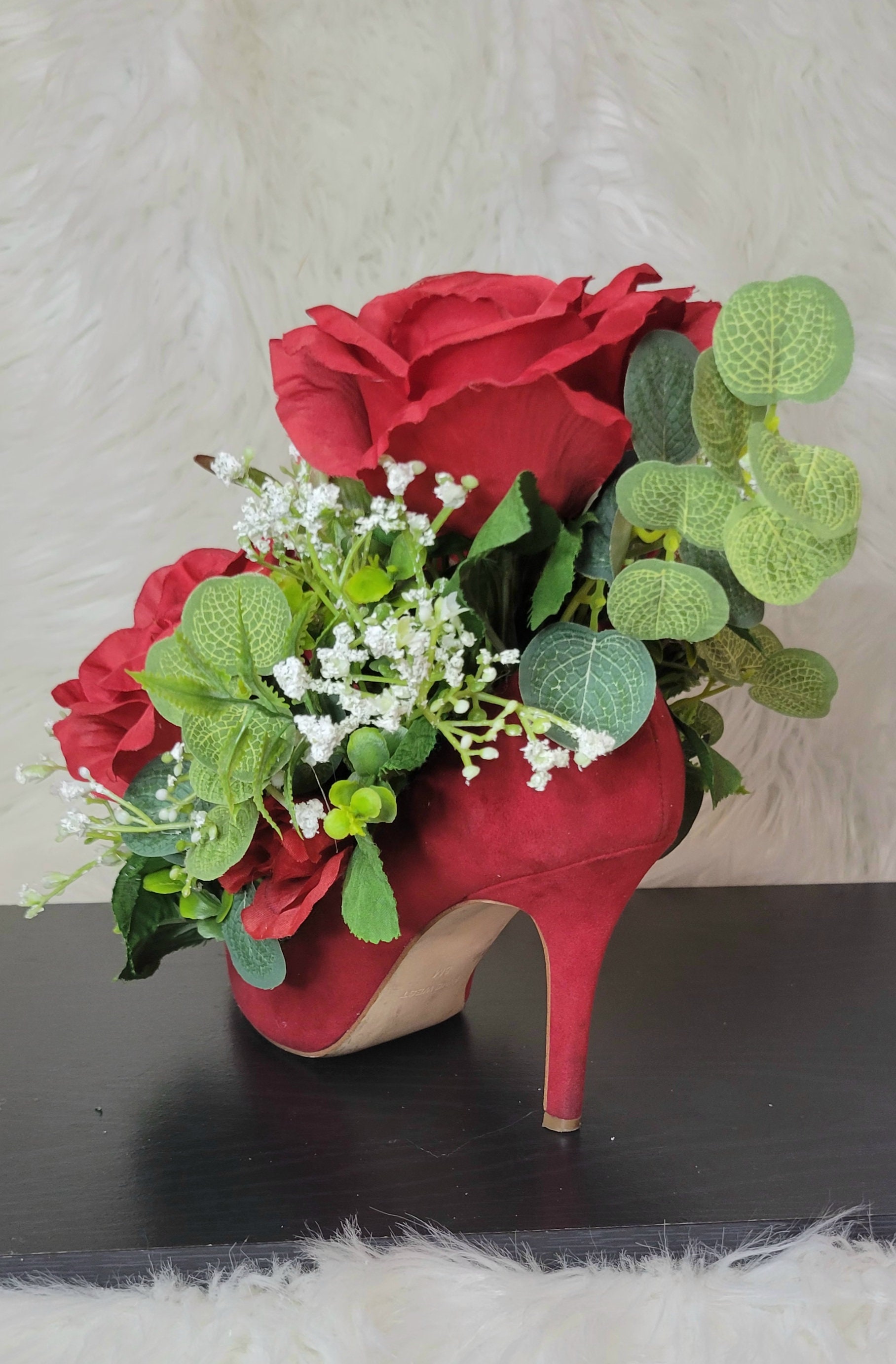 High Heel Flower Arrangement, Stiletto Centerpiece, High Heel Vase ...