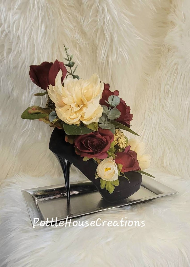 High Heel Lovers, High Heel Vase, Centerpiece, Shoe Bouquet, Unique ...