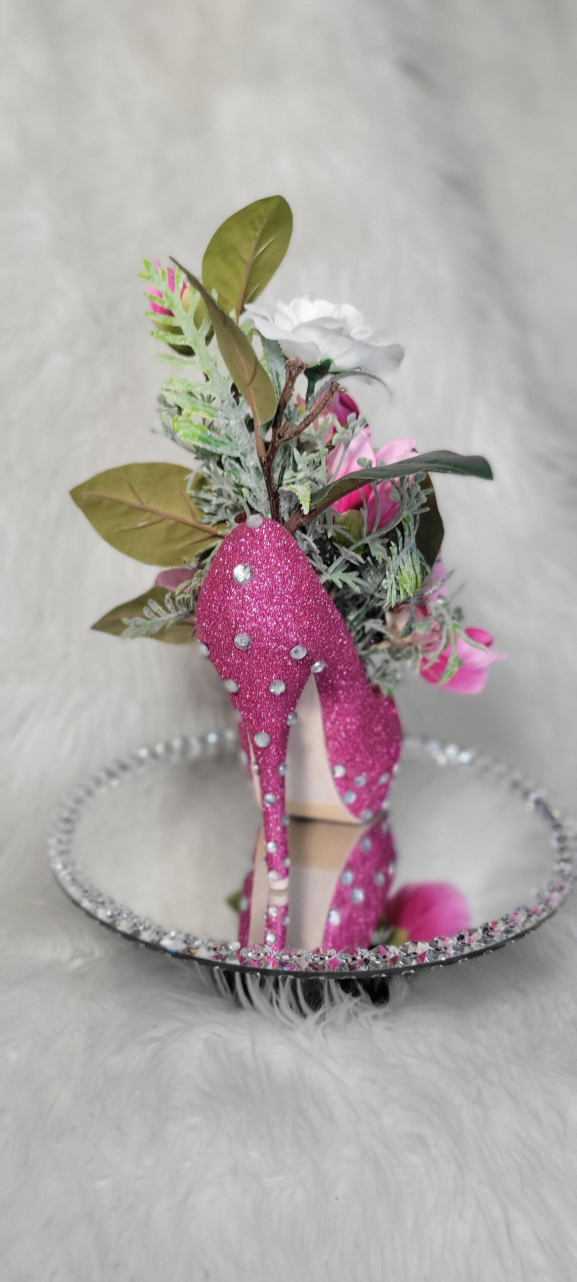 High Heel Flower Arrangement, Stiletto Centerpiece, High Heel Vase ...