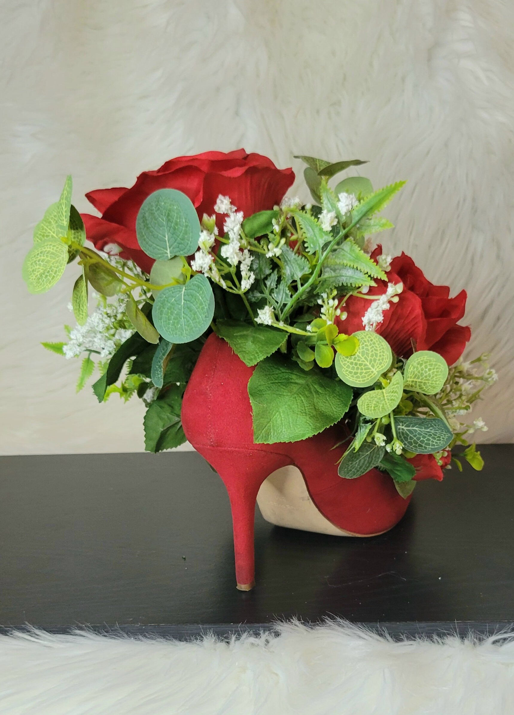High Heel Flower Arrangement, Stiletto Centerpiece, High Heel Vase ...