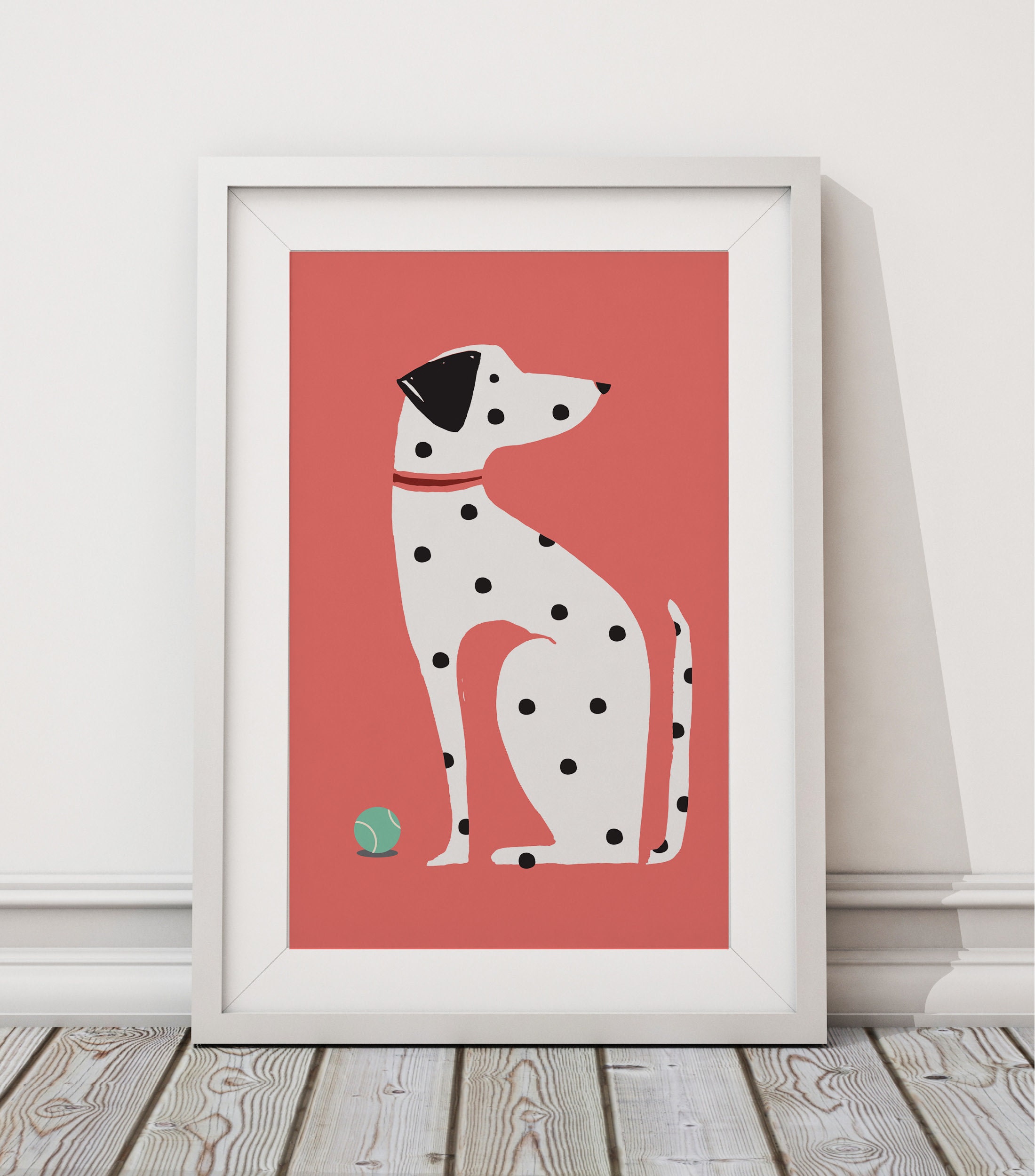 Dalmatian Print Puppy Print Nursery Print Dog Print | Etsy