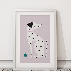 Dalmatian Print, Puppy Print, Nursery Print, Dog Print, Nursery Decor ...