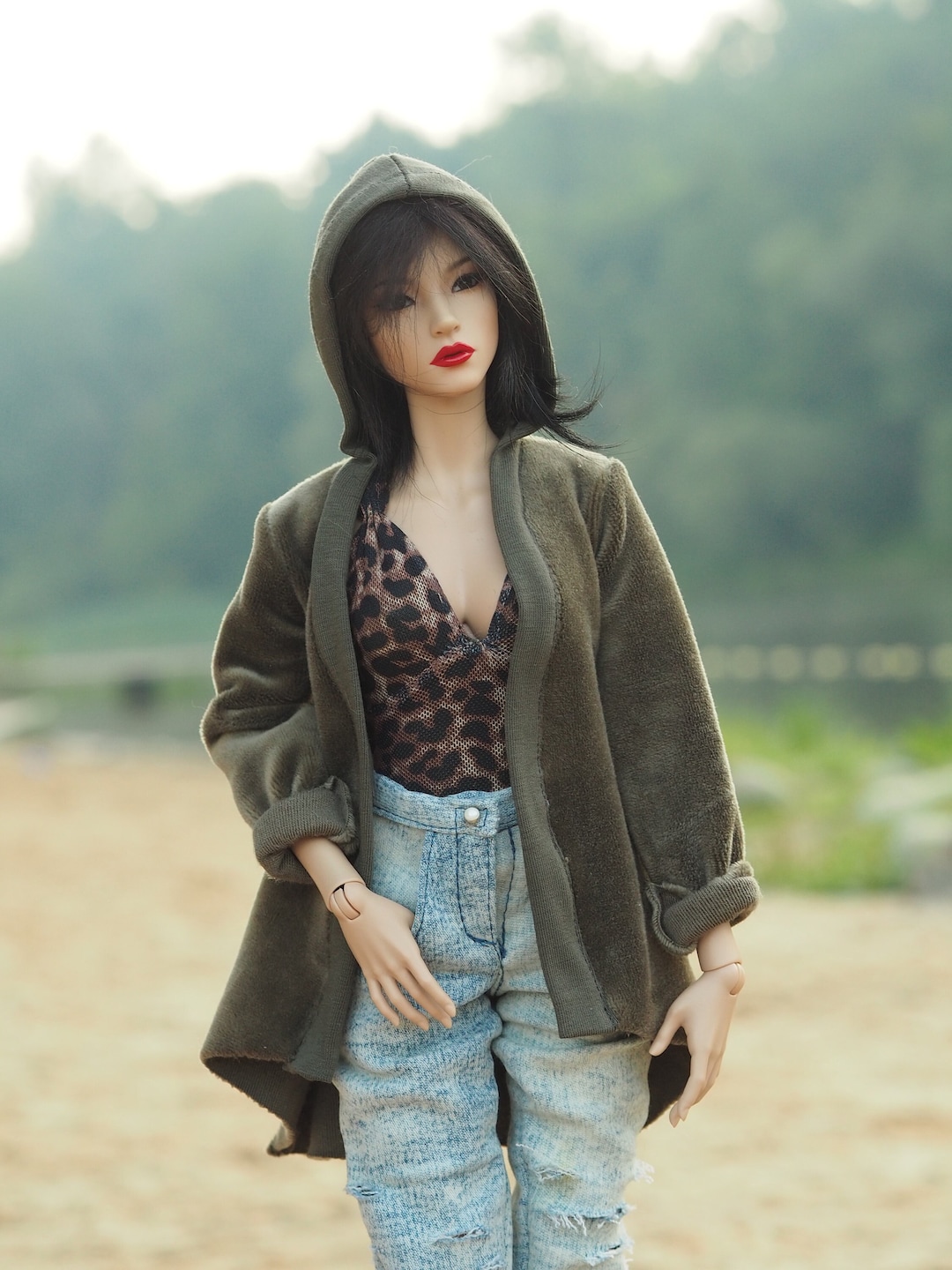 Iplehouse, Raccoondoll, Sartoriaj Fid Size Bjd Cardigan. Bjd Hoodie ...