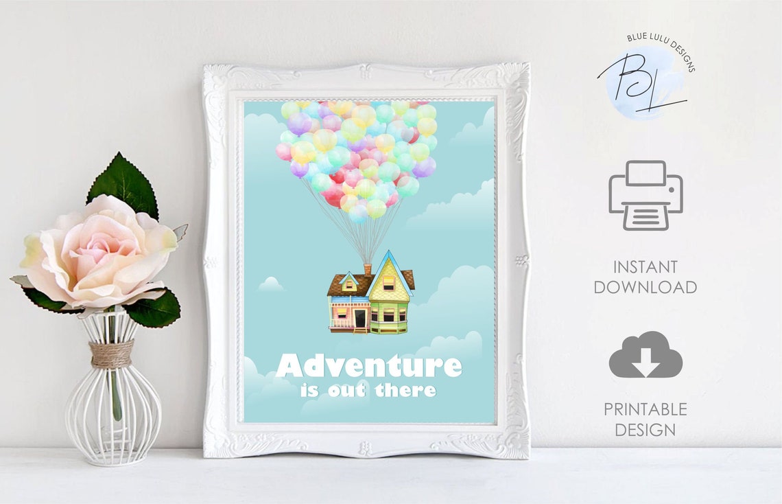 Adventure is Out There Sign Printable Adventure Awaits Quote - Etsy