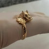 24K 9999 Pure Gold 3D Luck, Wealth Dragon Vintage Unisex Ring Size 9 - Etsy