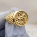 14k 18k Gold St George Ring for Men - Etsy