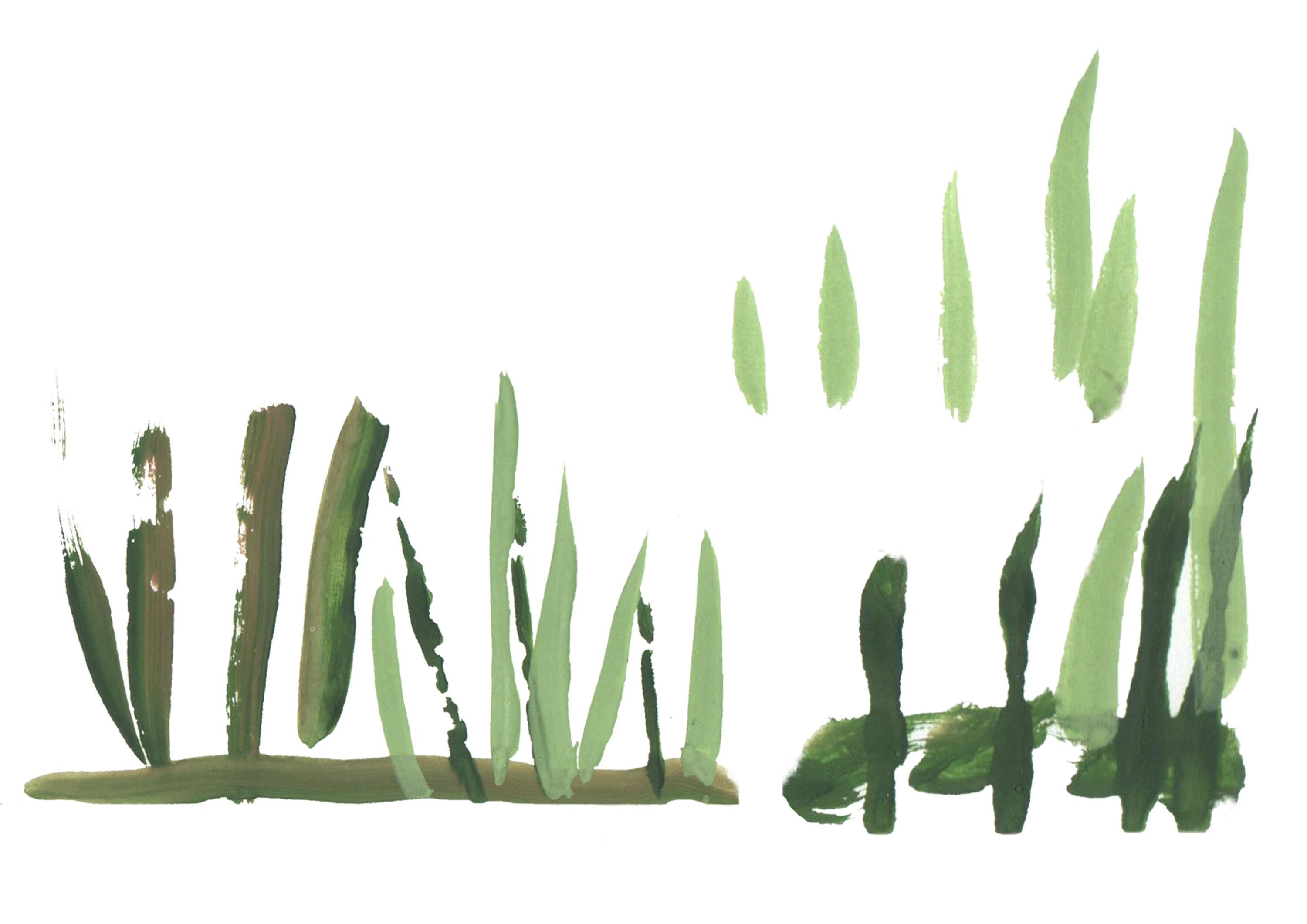 Green Grass Print DIGITAL DOWNLOAD Floral Watercolor Wall - Etsy