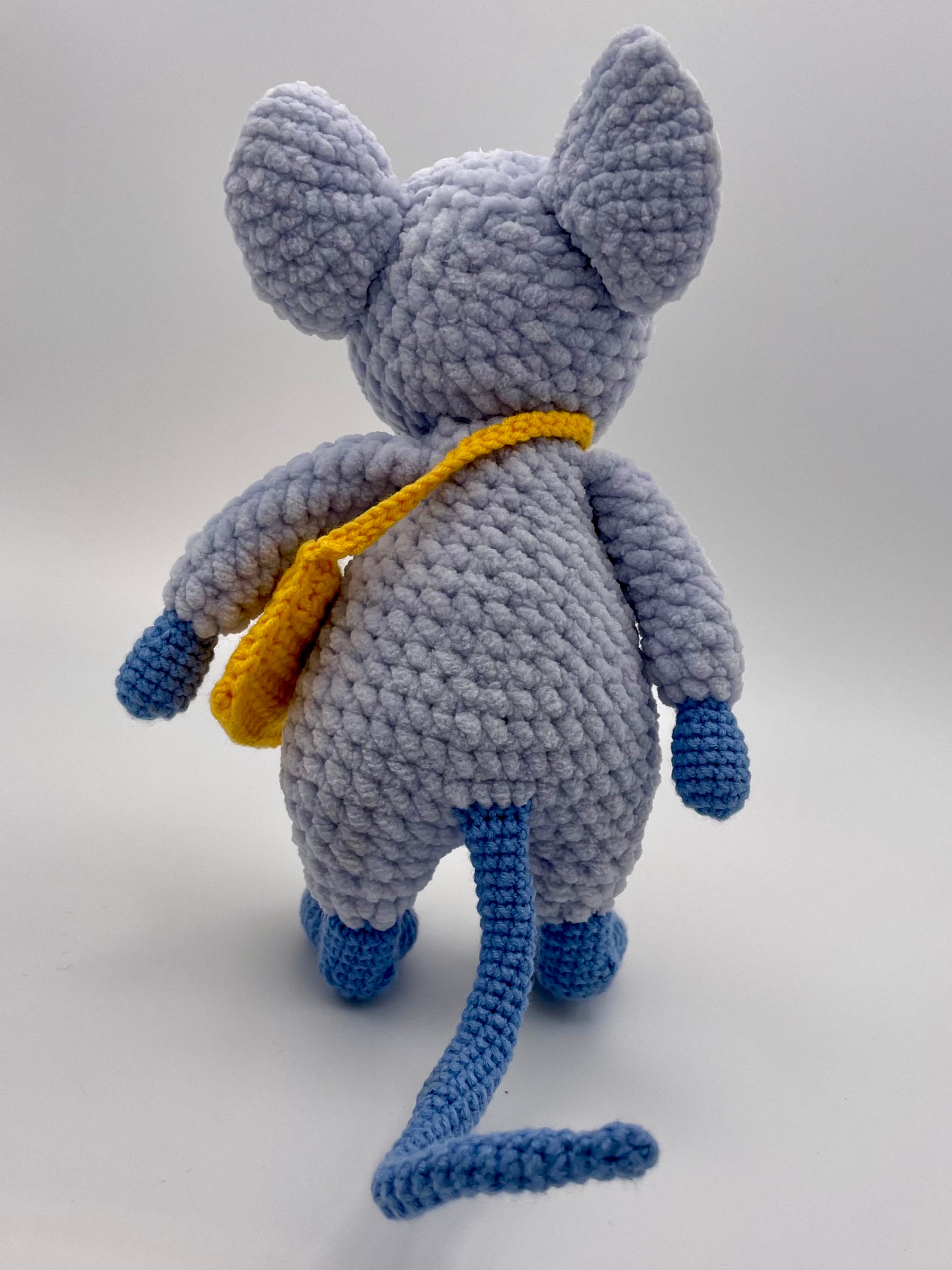 Postman Amigurumi Mouse Benjamin a Cute Softy With Cap and Courier Bag ...