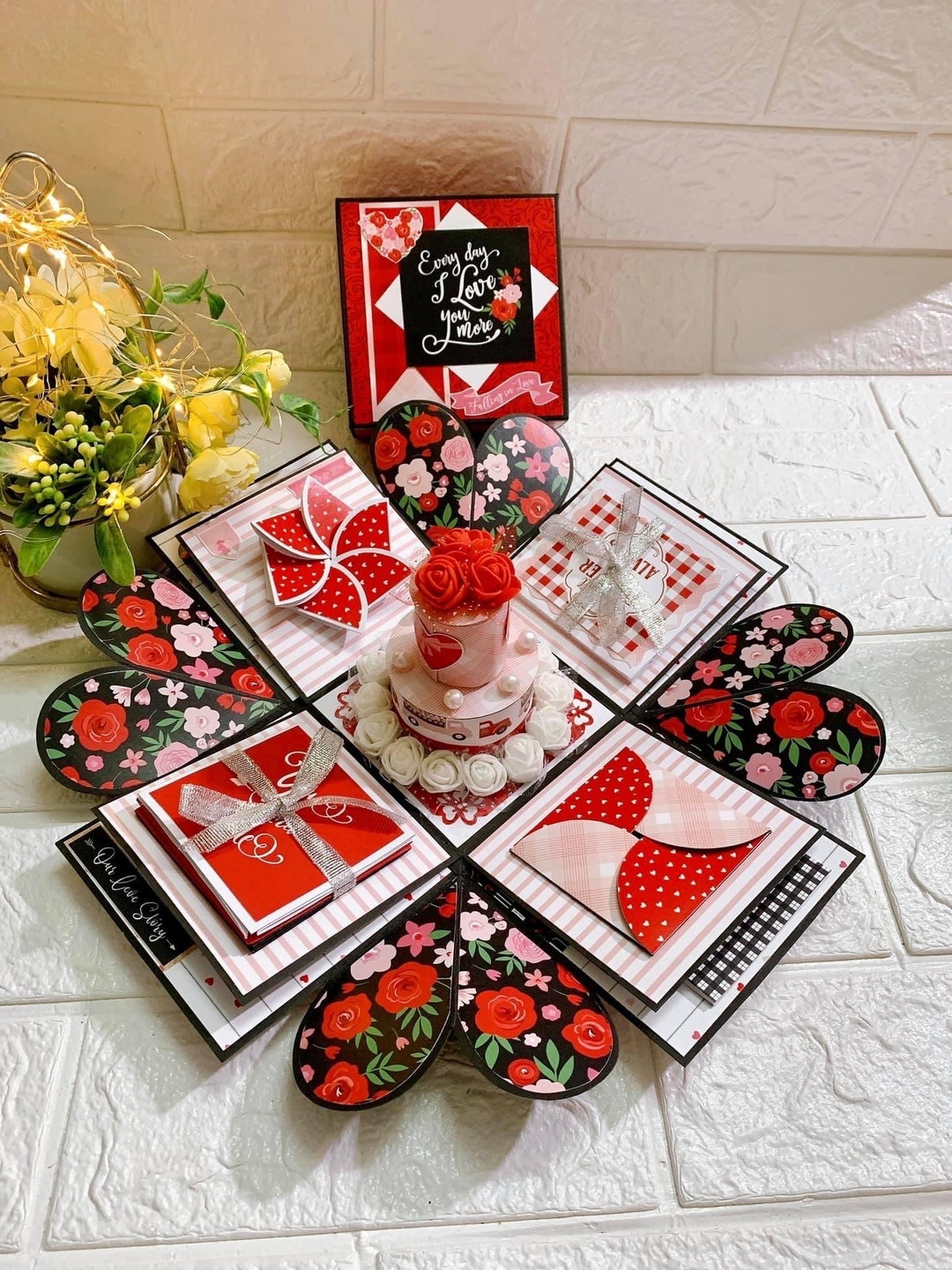 Explosion Gift Box Photos Gift Box Supprise Gift for Girl - Etsy