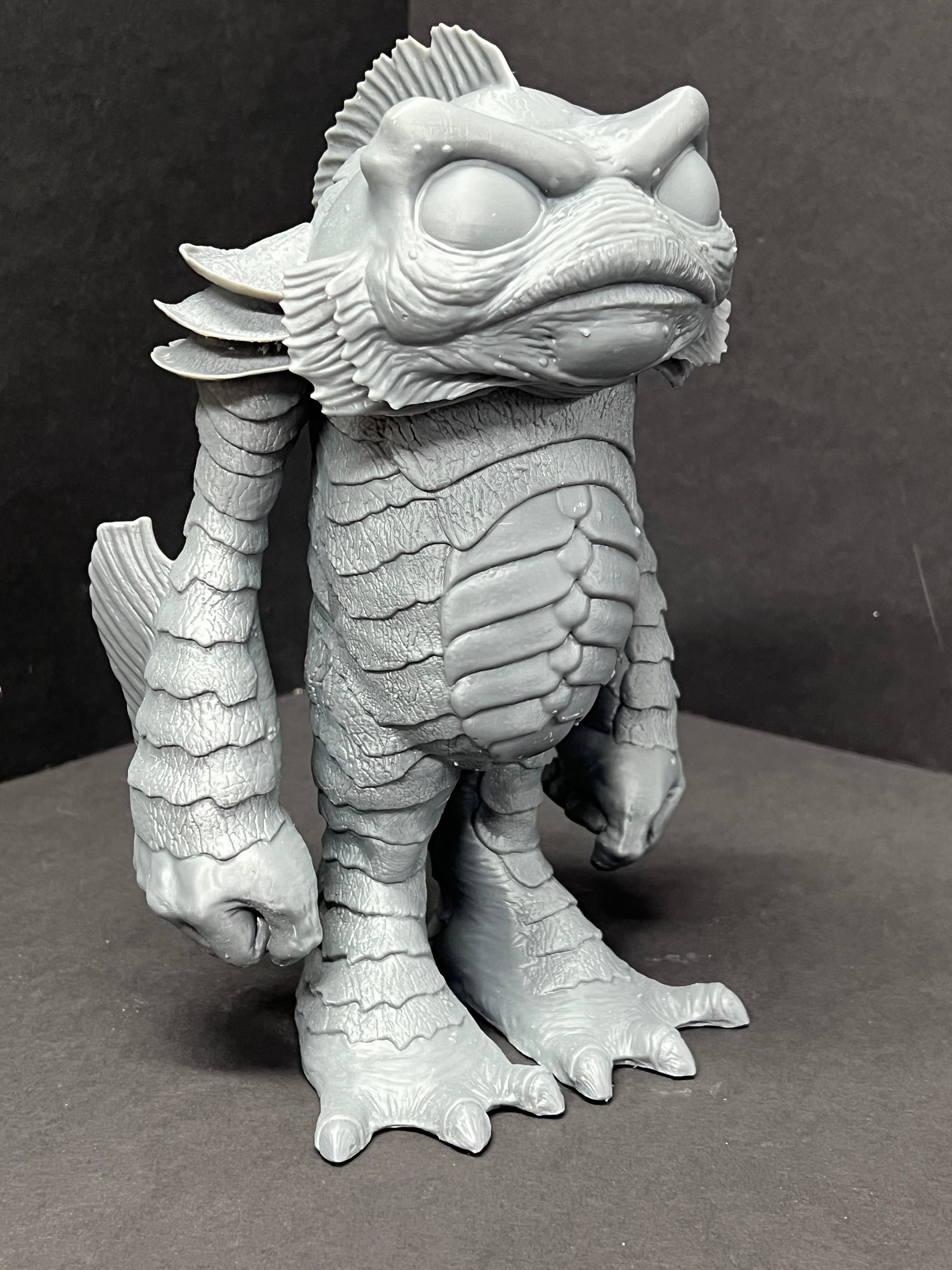 LARGE Angry Fish Guy 3D Print - Etsy