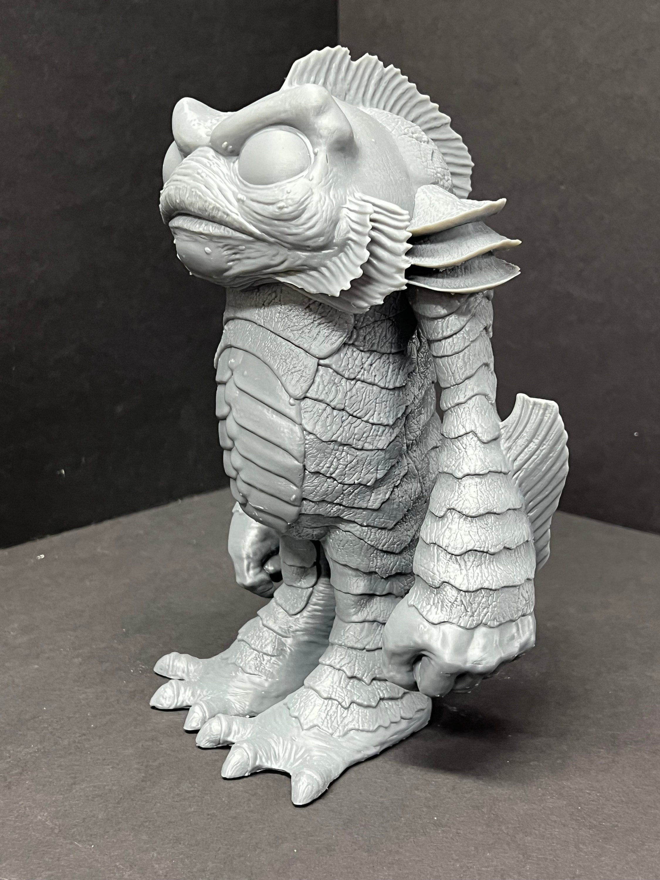 LARGE Angry Fish Guy 3D Print - Etsy