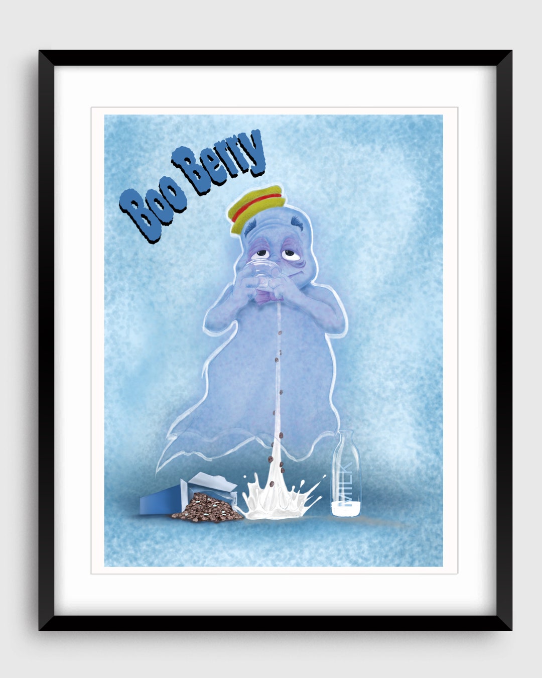 Boo Berry Art Print - Etsy