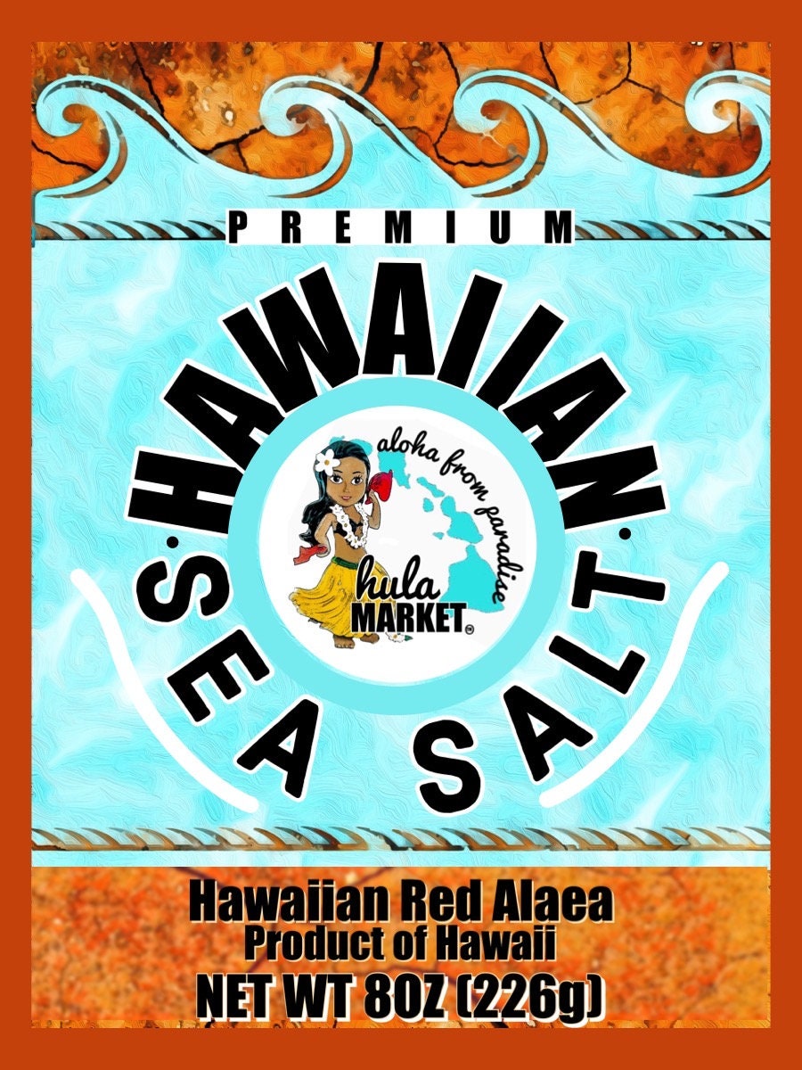 Hula Market 100% Pure Molokai Coarse Hawaiian Sea Salt (choose Flavor ...