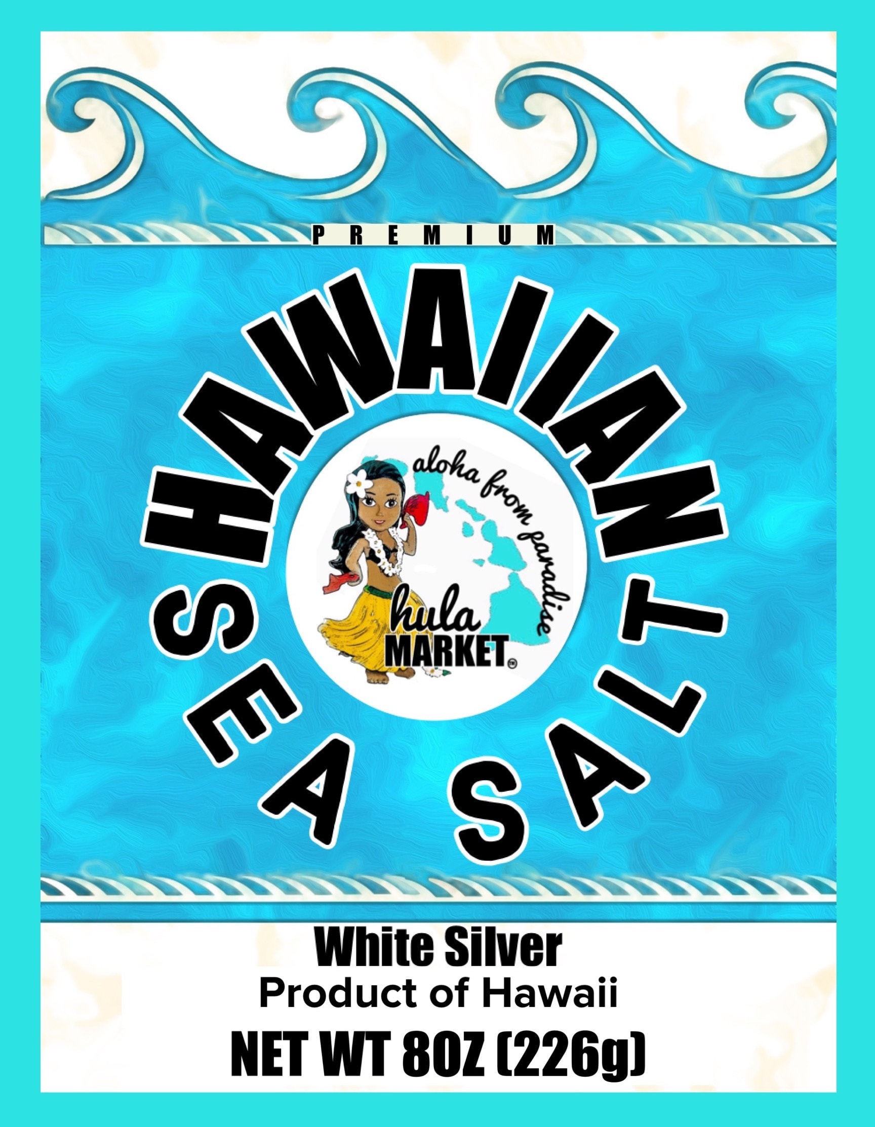 Hula Market 100% Pure Molokai Coarse Hawaiian Sea Salt (choose Flavor ...