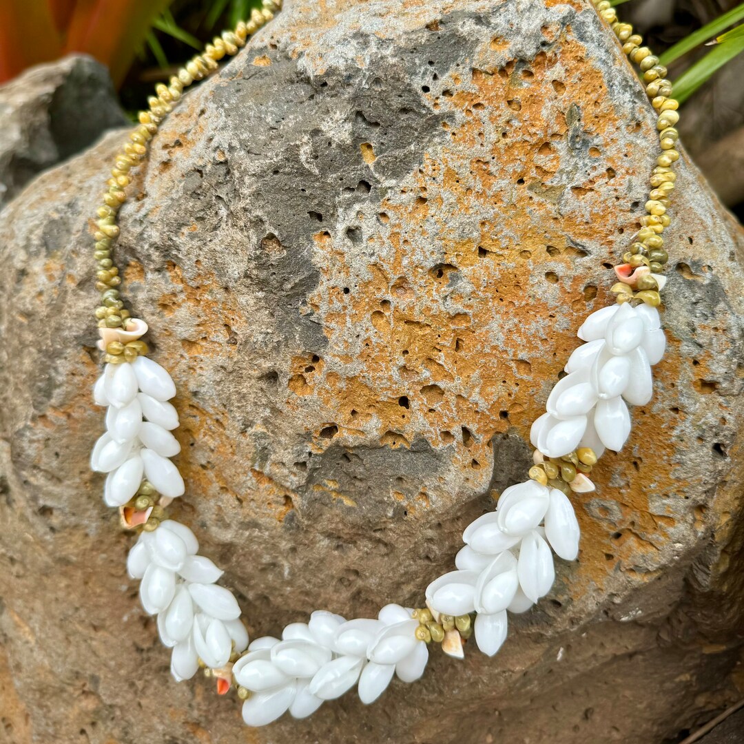 Da Hawaiian Store Braided Bubble and Mongo Shell Wedding Lei (choose ...