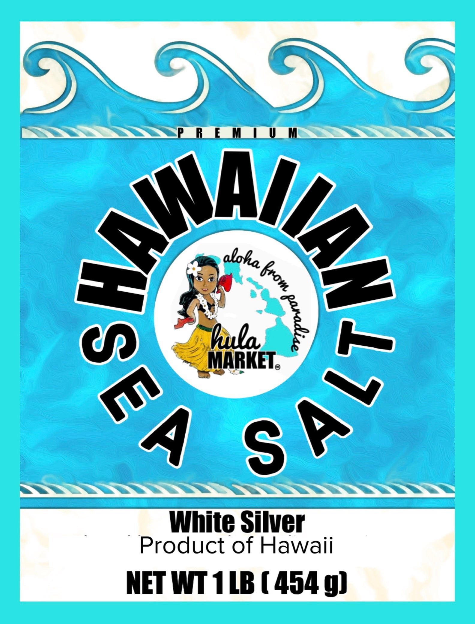 Hula Market 100% Pure Molokai Coarse Hawaiian Sea Salt (choose Flavor ...
