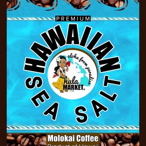 Hula Market 100% Pure Molokai Coarse Hawaiian Sea Salt (choose Flavor ...