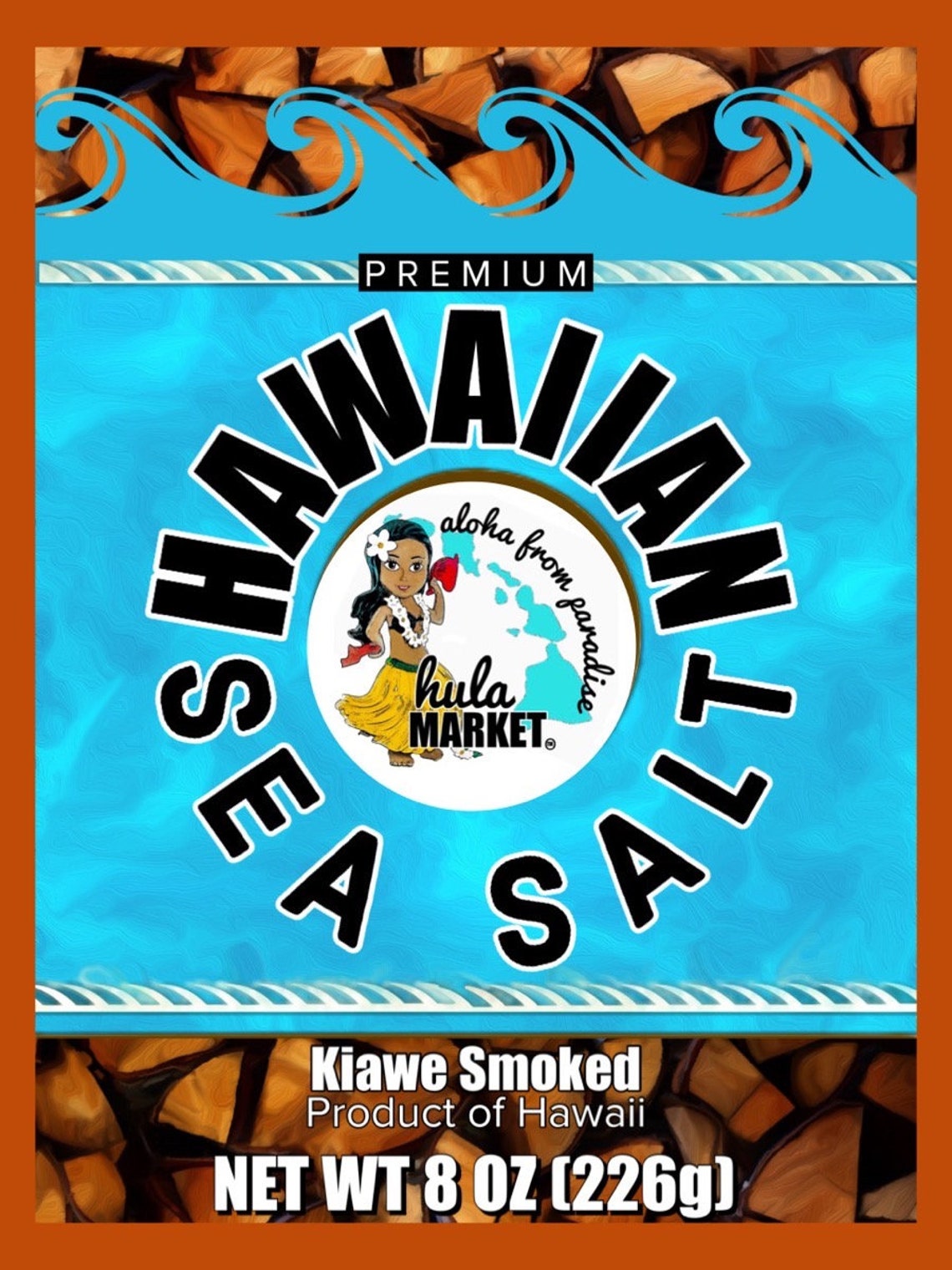 Hula Market 100% Pure Molokai Coarse Hawaiian Sea Salt (choose Flavor ...