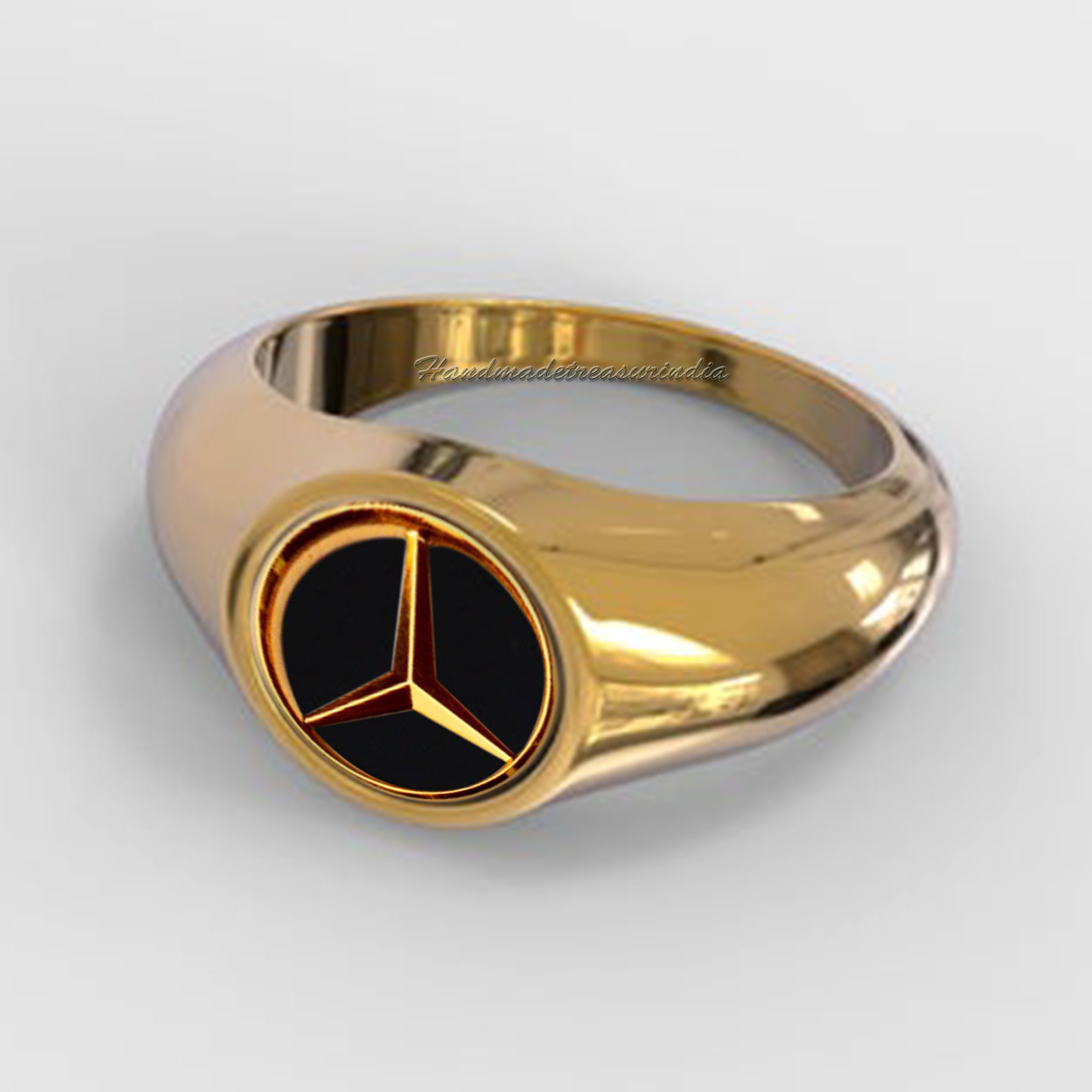 Mercedes Benz Ring 925 Sterling Silver Mercedes Signet Ring | Etsy