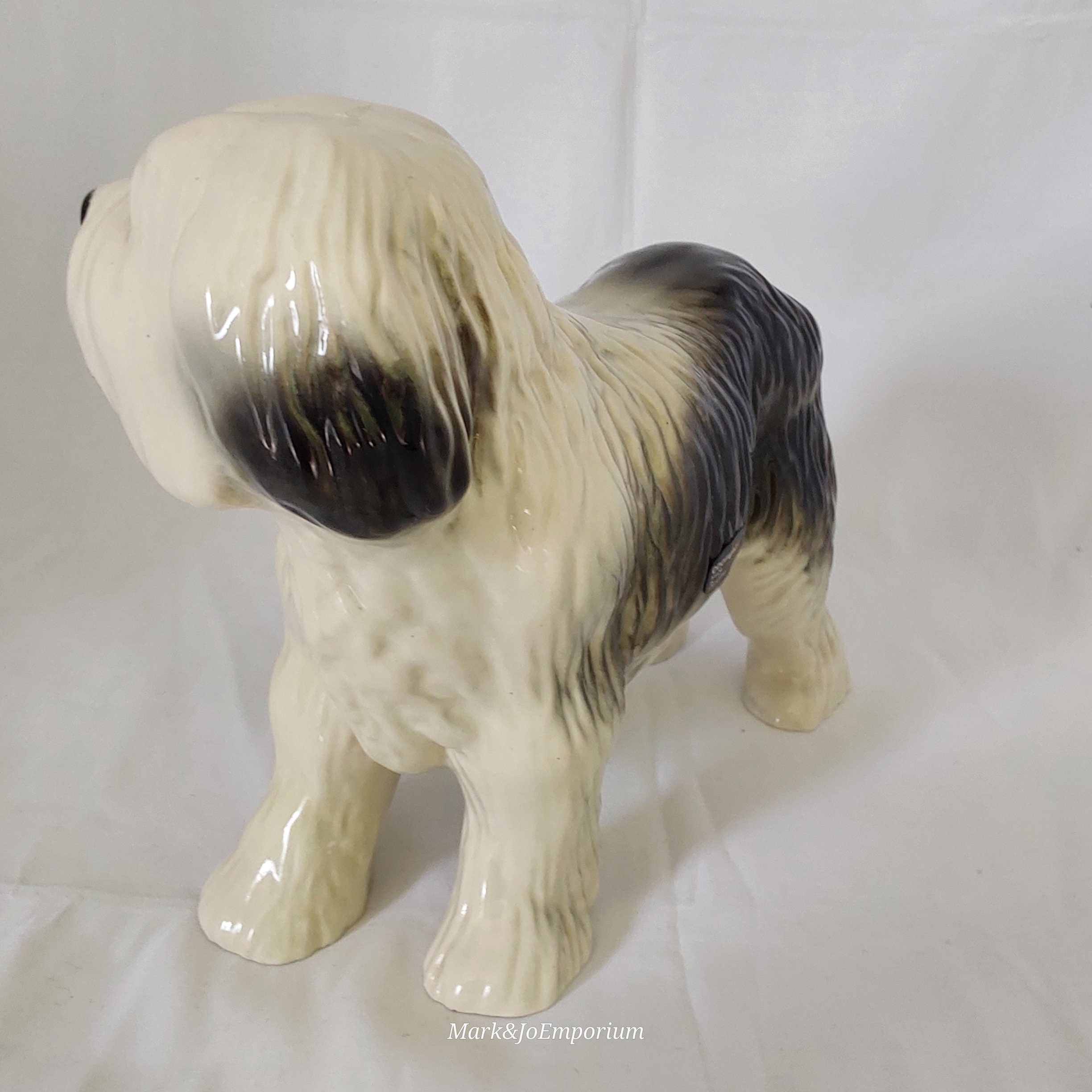 Vintage Coopercraft Old English Sheepdog Porcelain Dog - Etsy