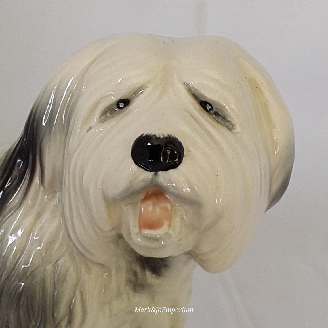 Vintage Coopercraft Old English Sheepdog Porcelain Dog - Etsy